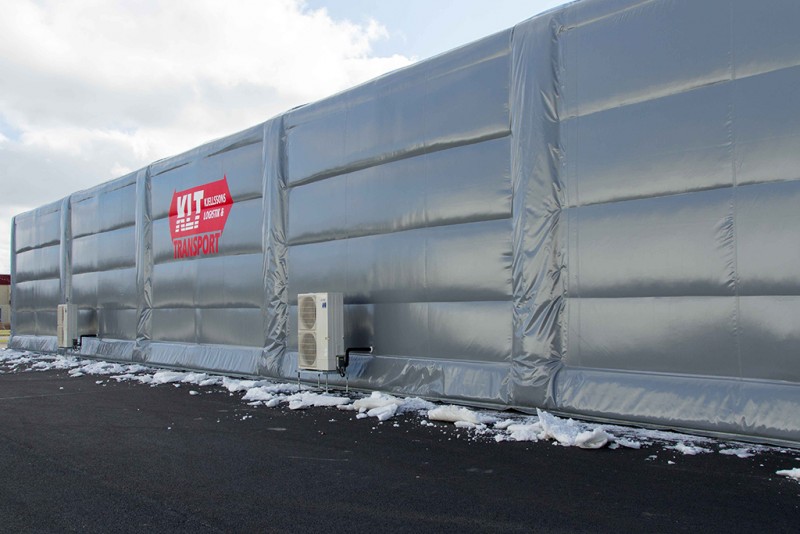 Insulation of PVC halls